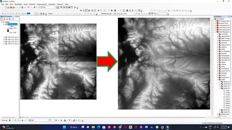 How To Mosaic Multiple Raster Datasets Into A New Raster Dataset In