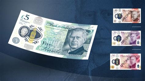 Así serán los nuevos billetes del Reino Unido con la cara del rey