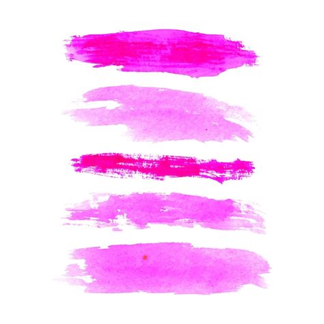 Colección de trazos de pincel de tinta dibujada a mano trazos de pincel