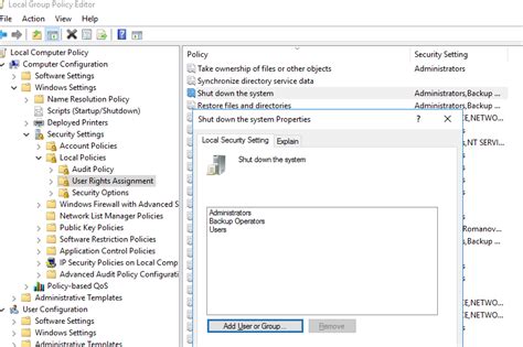 allow or prevent non admin users from reboot shutdown windows windows os hub
