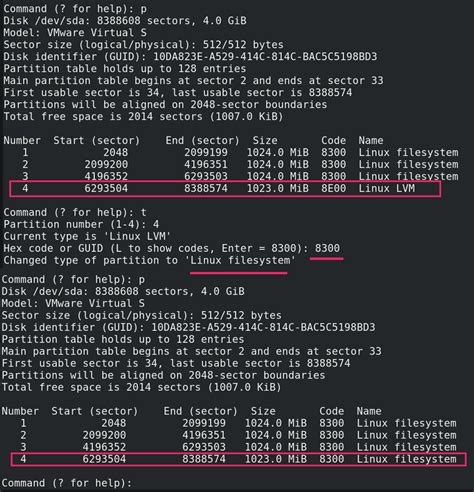 manage linux disk partition with gdisk command