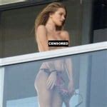 Rosie Huntington Whiteley Topless In A Thong