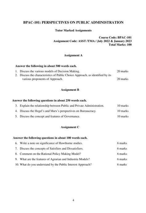 Ignou Bpac Solved Assignment English Medium