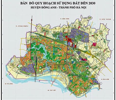 Thông tin Bản đồ quy hoạch Đông Anh mới nhất 2023