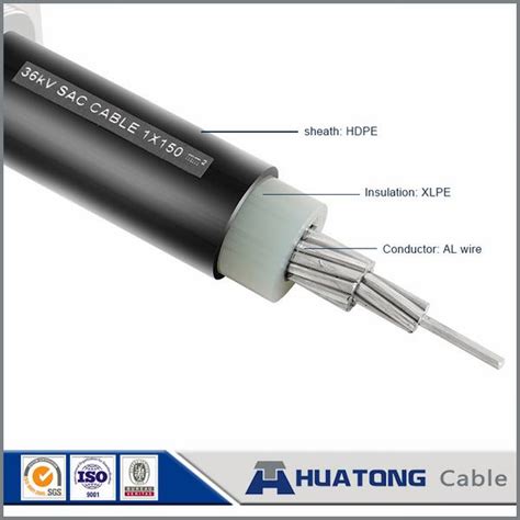 25 Kv Sac Cable Al XLPE HDPE Cable Arnoldcable