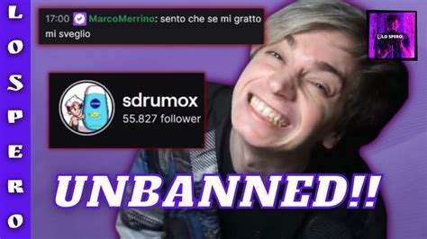 SDRUMOX È STATO SBANNATO DOPO QUASI 4 ANNI DI PERMA BAN IL CERBERO LO