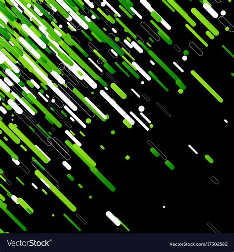 Green Abstract Background On Black Royalty Free Vector Image