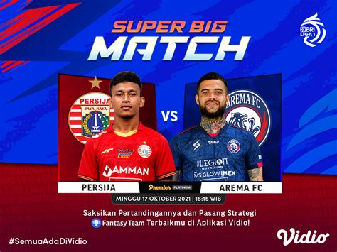 BRI Liga 1 Pekan 7 Duel Klasik Antara Persija Jakarta Vs Arema FC Vidio