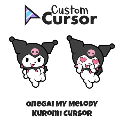 Onegai My Melody Kuromi Cursor Custom Cursor