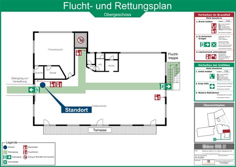 Flucht und Rettungspläne Brandschutz Christoph Marterstock