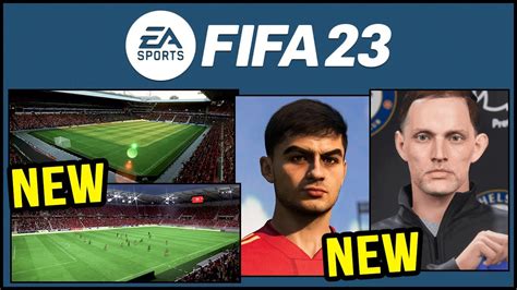 FIFA 23 NEWS NEW CONFIRMED LICENSED STADIUMS REAL FACES YouTube
