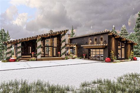 Plan 623153DJ Modern Mountain Style House Plan With Expansion Option