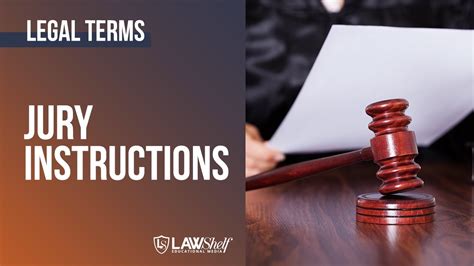 Legal Terms Jury Instructions YouTube