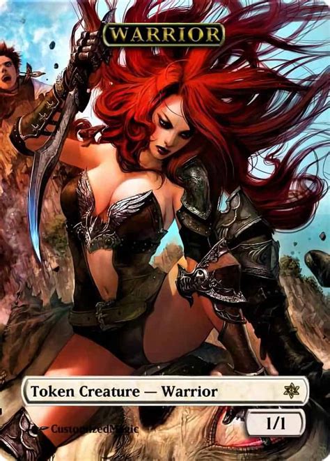 Warrior Token Magic The Gathering Proxy Cards