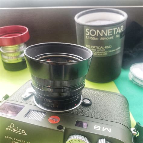 宮崎光學 ms optical 50mm f1 1 blackpaint sonnetar 香港特別版 Leica m mount
