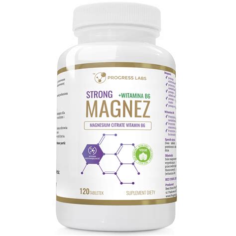 Magnez Strong B6 Forte Skurcze Stres Wysoka Dawka 8610436180 Allegro Pl