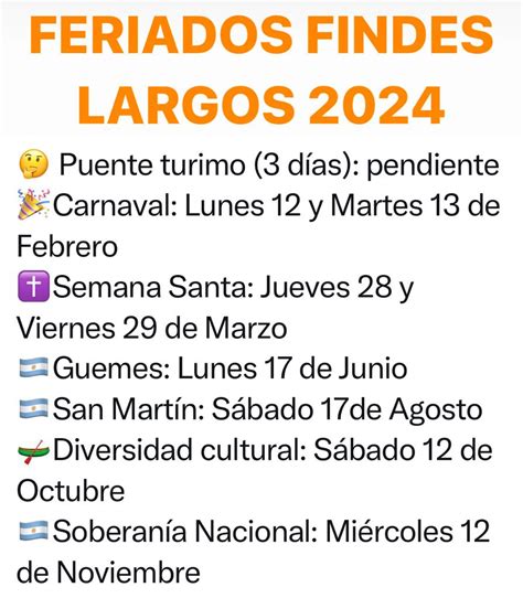 Feriado Largo Marzo Abril 2024 Image To U