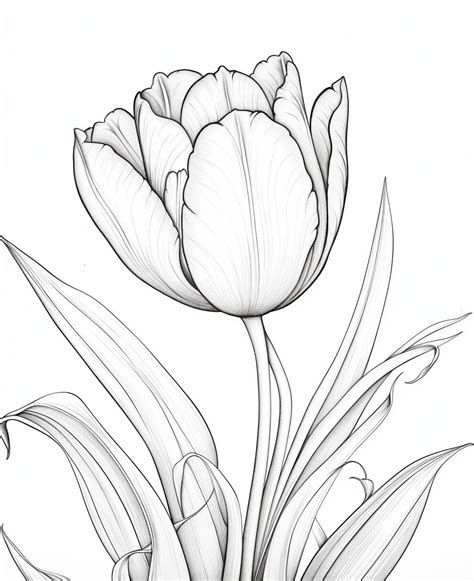 Tulpe Ausmalbilder Zum Ausdrucken 100 Kostenlos Kokoprint