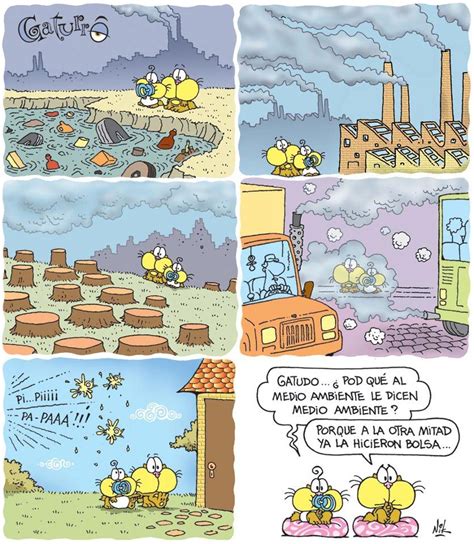 Historieta Del Medio Ambiente Medio Ambiente Dibujo Afiches Del Medio