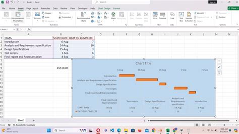 Gantt Chart Excel Tutorial How To Make A Basic Gantt Chart In