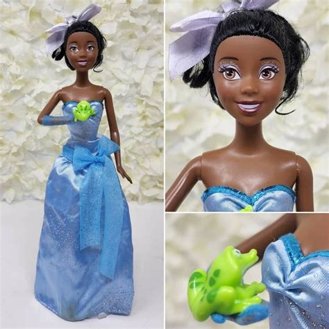 Mattel Disney Barbie Princess And The Frog Doll Tiana Kissing Just One