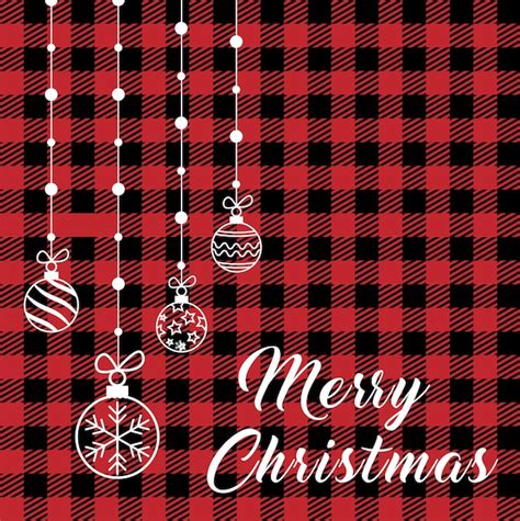 Modèle de Noël et du Nouvel An à Buffalo Plaid Fond festif pour la