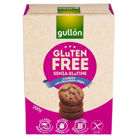 Gullón Gluten Free Cookies with Chocolate Chips 200 g Tesco Groceries