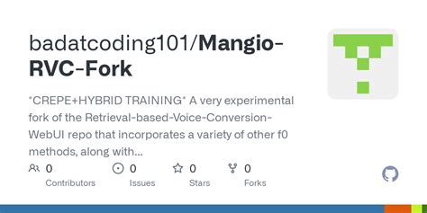 Mangio Rvc Fork Retrieval Based Voice Conversion Webui V Ipynb At Main