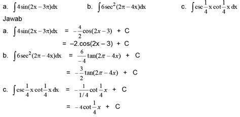 Contoh Soal Hots Integral Tak Tentu