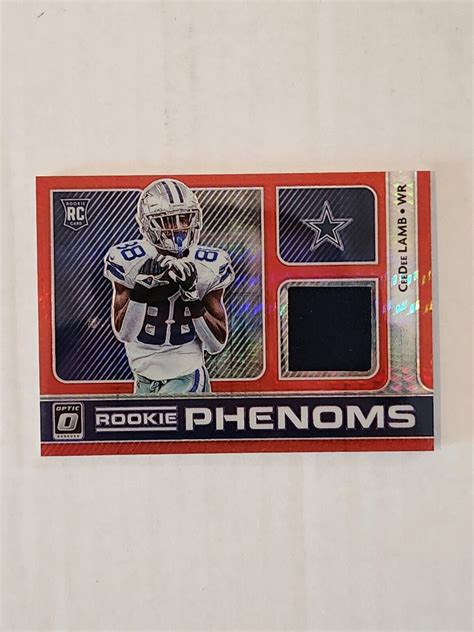 2020 Panini Donruss Optic Phenoms Red Hyper Prizm CeeDee Lamb RP 6