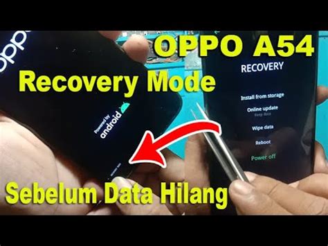 Oppo A54 Recovery Mode Solusi YouTube
