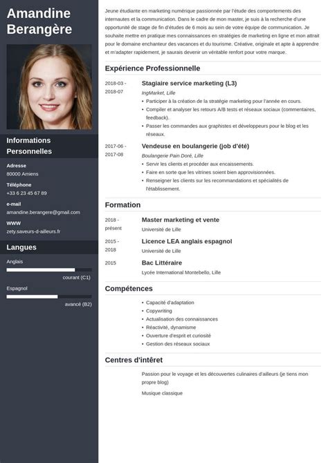 Blog Centres Interet Cv Modele Cascade