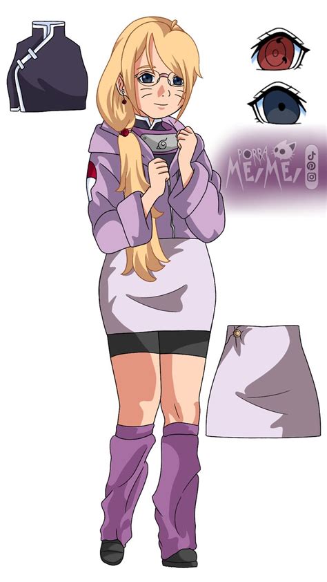 Hana Uzumaki Borusara Em 2024 Boruto Naruto Ideias Para Desenho