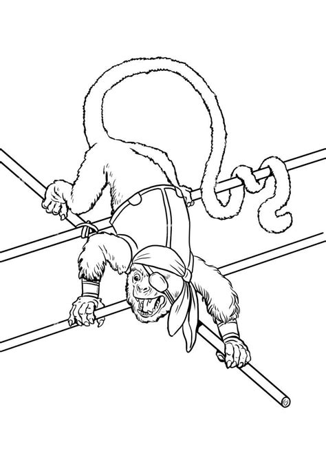 Escalada De Simios Para Colorear Imprimir E Dibujar Coloringonly