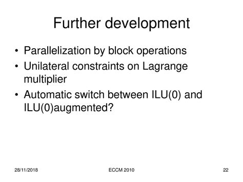 a robust preconditioner for the conjugate gradient method ppt download