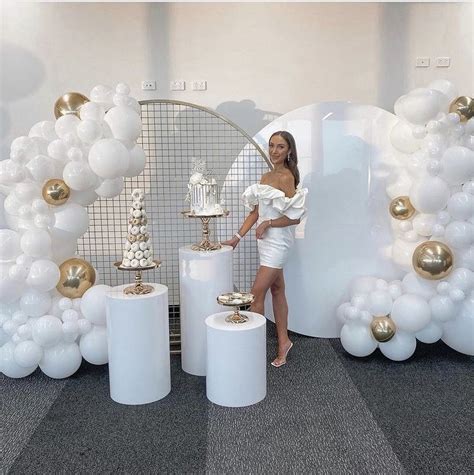 All White Balloon Garland By Stylish Soirees Perth Artofit