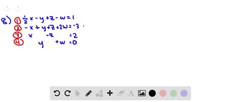 solved use matrices to solve the system of equations if possible use gaussian elimination