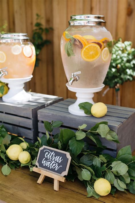 Kara S Party Ideas Rustic Lemon Themed Baby Shower Kara S Party Ideas
