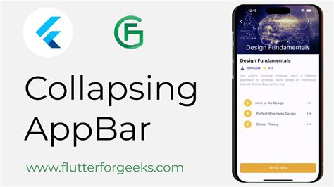 Flutter Tutorial How To Implement A Collapsing AppBar In Dart YouTube