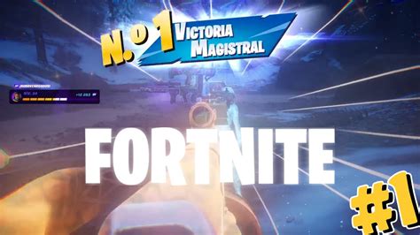 Gameplay De Fortnite Y Victoria Magistral En Solitario Youtube