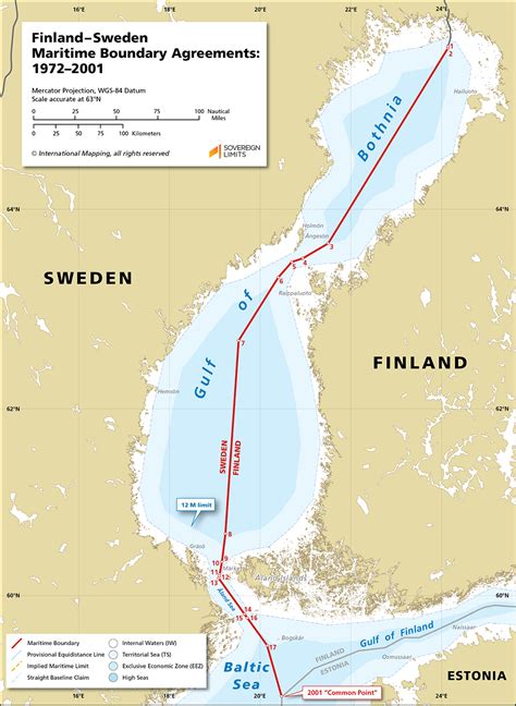 FinlandSweden Maritime Boundary Sovereign Limits