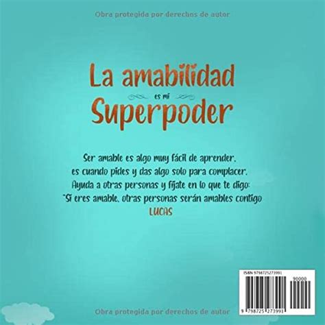 La amabilidad es mi Superpoder un libro para niños sobre la emp