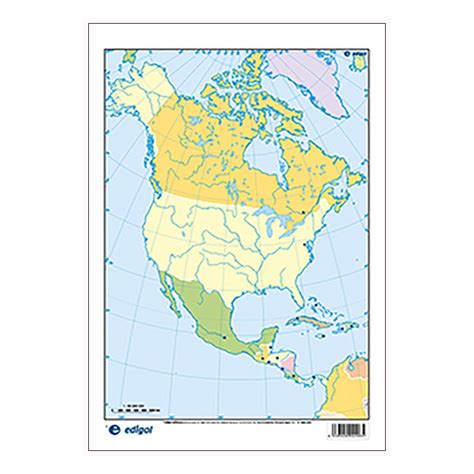Lista 92 Foto Mapa Fisico Mudo De America Del Norte Para Imprimir En