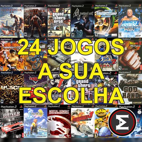 24 Jogos A Sua Escolha PS2 Patch Shopee Brasil
