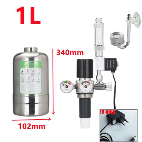 Aquarium Kit de réacteur à dioxyde de carbone pour Aquarium en acier