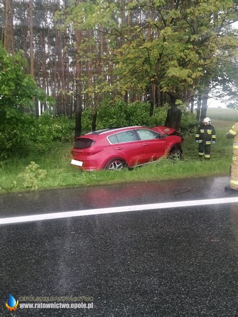 Wypadek na DK 94 Opole Strzelce Opolskie Lądował śmigłowiec LPR Droga