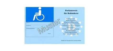 Park Ausweis Und Behinderten Park Platz Leichte Sprache