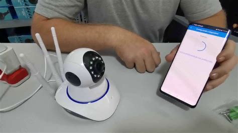 Como Instalar e Configurar Câmera de Segurança Ip 3 Antenas Wifi 360