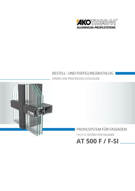 AT 500 F SI 09 2021 AKOTHERM Aluminium Profilsysteme