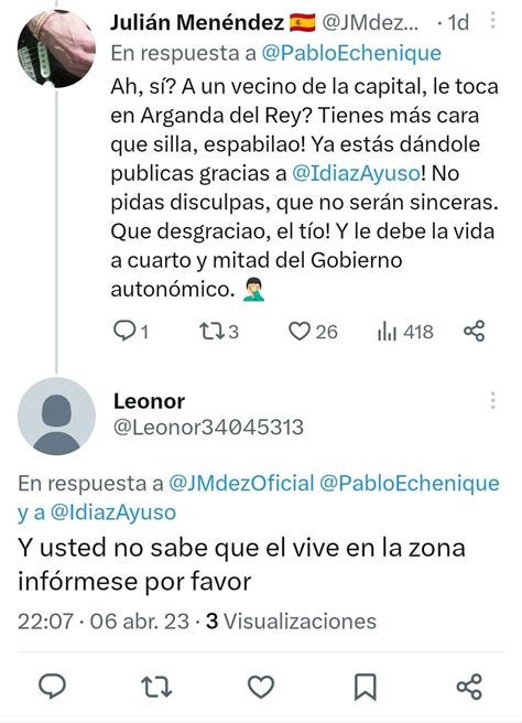 Julián Menéndez on Twitter Sí claro En la zona Centro pero de